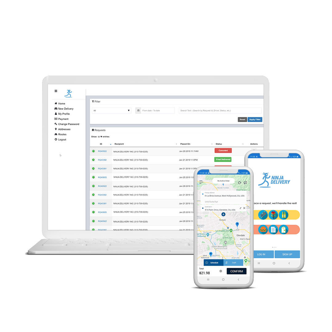 Same Day Delivery & Courier Services In LA | Ninja Delivery